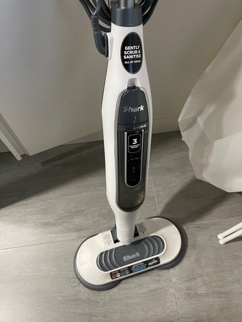 SHARK STEAM AND SCRUB S7001 BACTERIA AUTOMATIC STEAM MOP SANITISE POWER ...