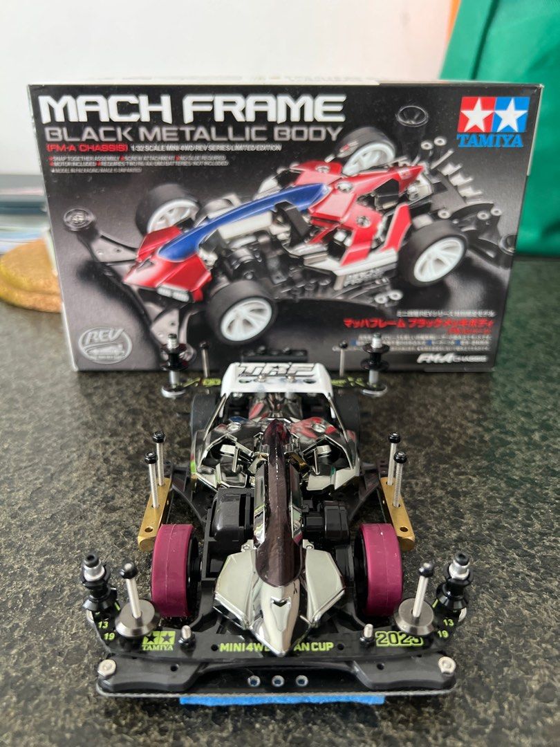 Tamiya Mach Frame Black Metallic Body Mini 4WD, Hobbies & Toys, Toys ...