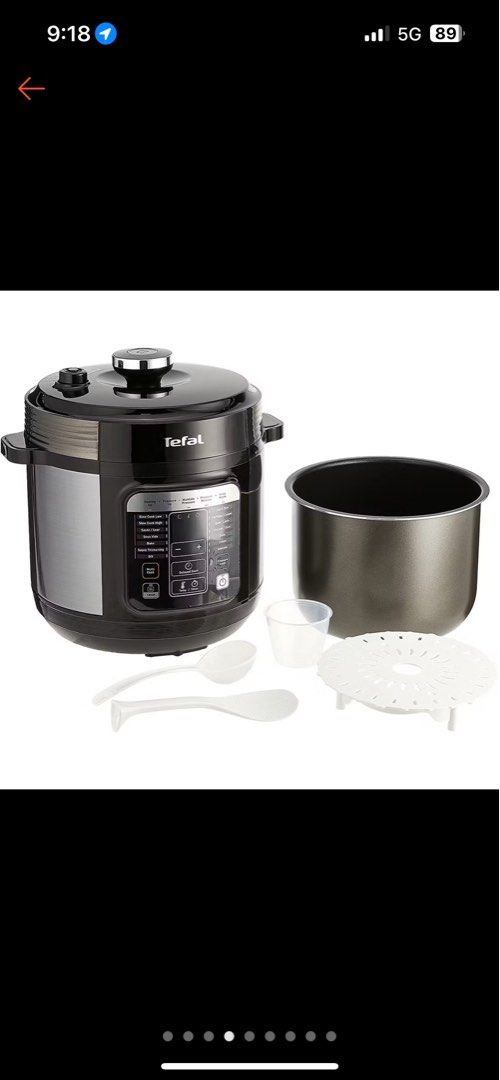 Tefal Home Chef Smart Electric Pressure Cooker 6L CY601 – Multicooker ...