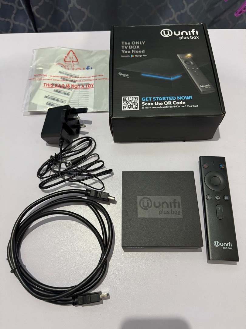 Unifi Plus Box Full set TV unifiTV Android, TV & Home Appliances, TV & Entertainment, Media ...