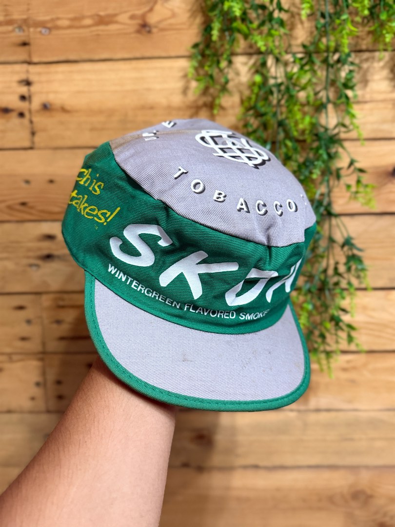 Vintage Skoal Bandit Made in USA Motorsport Painter Hat Permotoran, Men ...