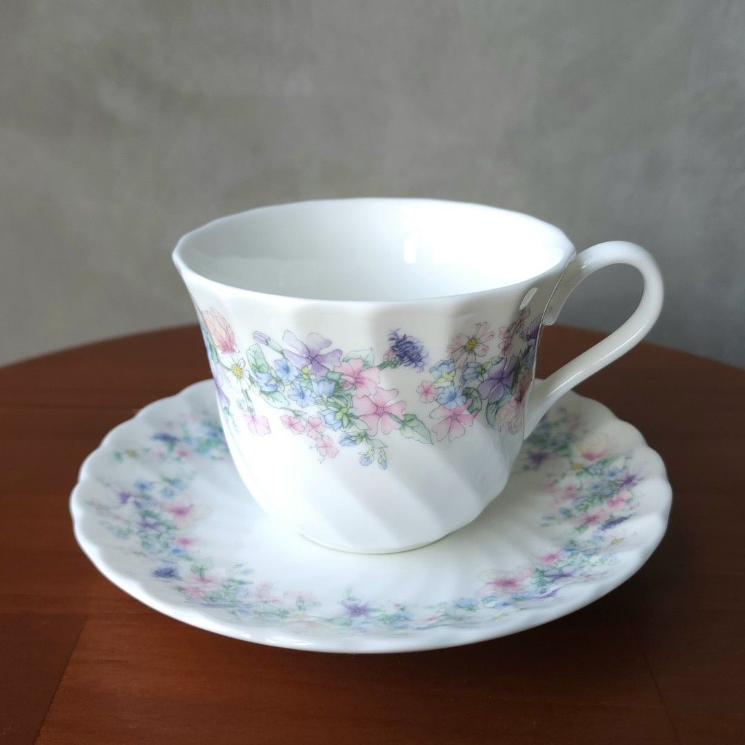 Vintage Wedgwood Angela Teacup & Saucer, Furniture & Home Living ...