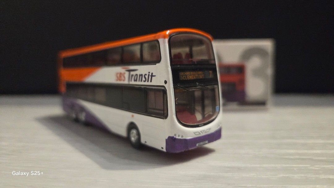 1/110 TINYSG Volvo B9TL SBS Transit Double Decker Bus Diecast Model ...