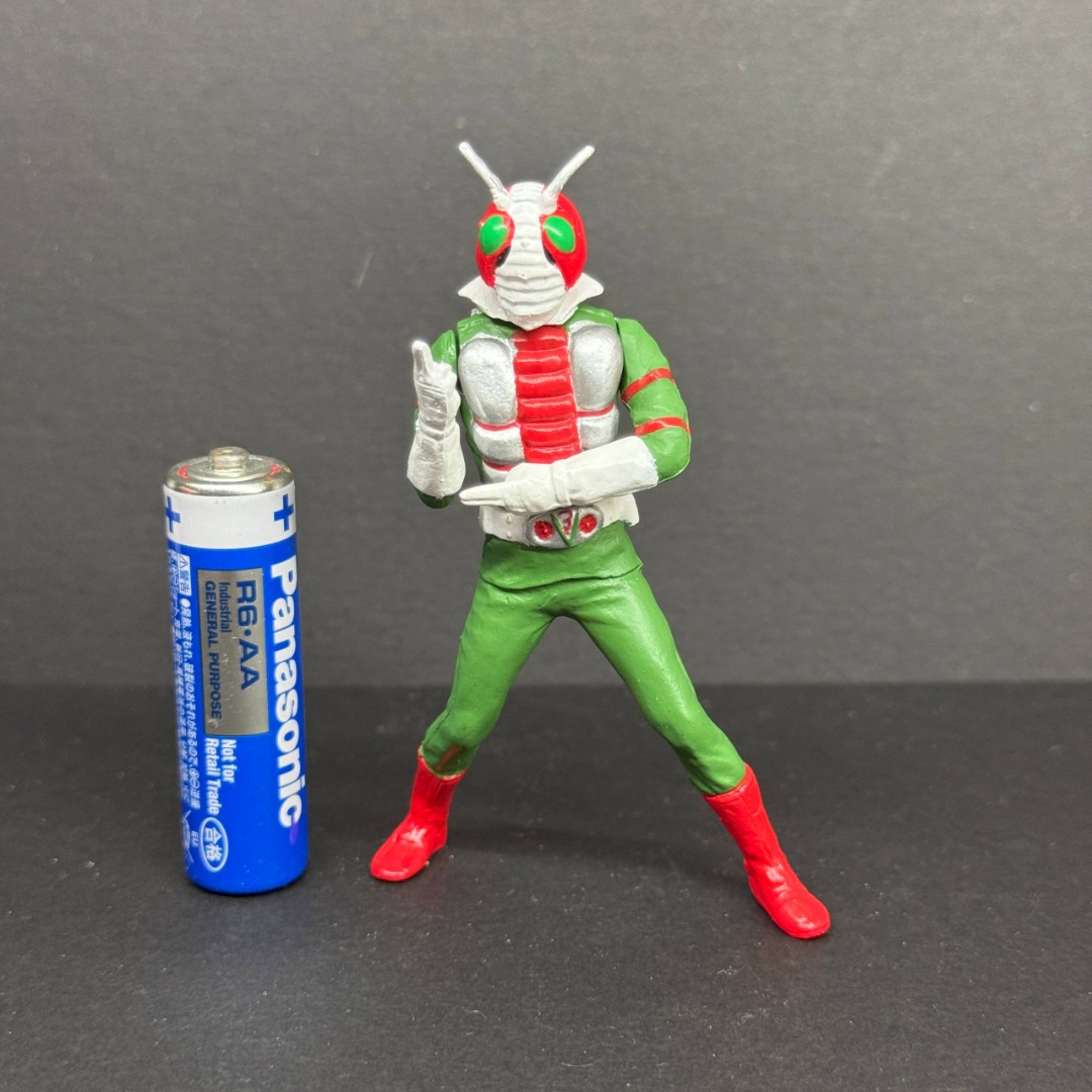 Vintage Retro Rare Bandai Kamen Rider HG Series Kamen Rider V3 Gashapon ...