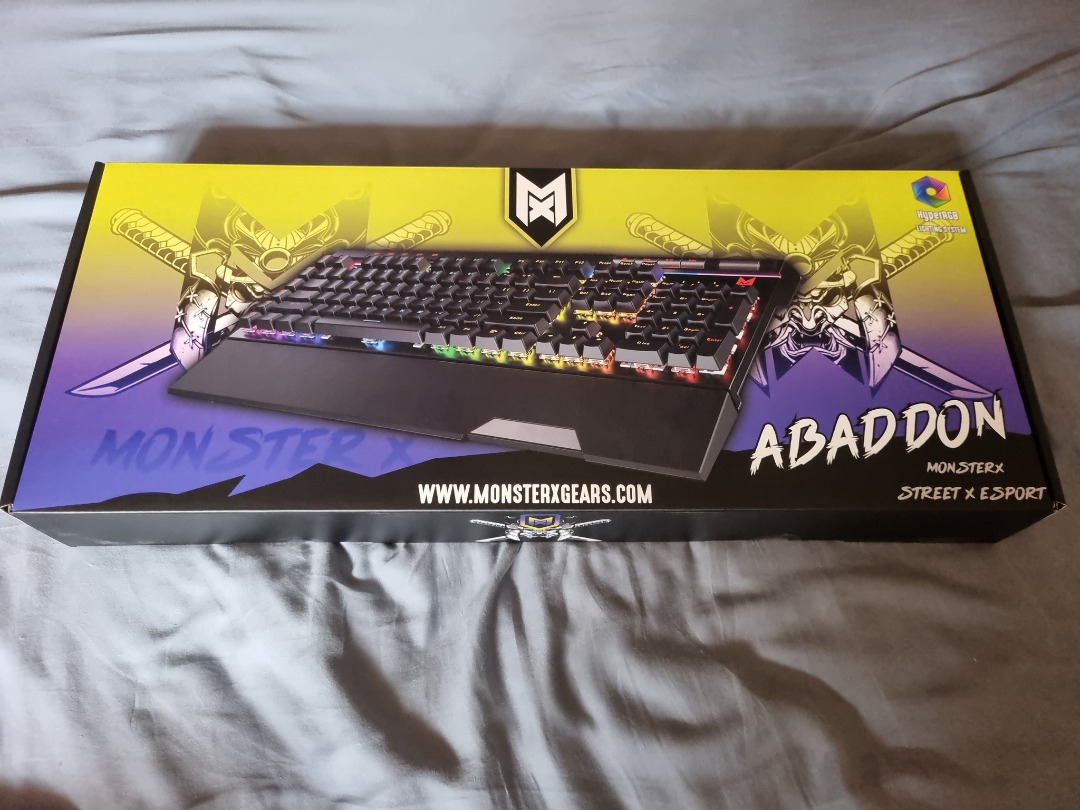 ABADDON Esports Mechanical Keyboard Hyper RGB Backlight, Computers ...