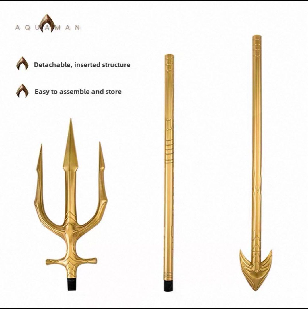 Aquaman Haiwang Trident - Cosplay Prop, Hobbies & Toys, Toys & Games on ...