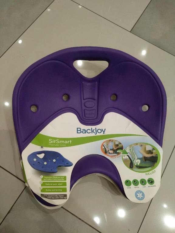 Backjoy Sitsmart Posture Core Purple BRAND NEW AUTHENTIC Adult sized ...