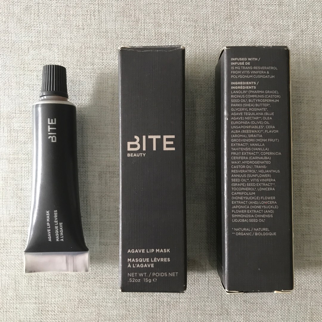 Bite Beauty Agave Lip Mask Original Natural Clear Formulation (Full ...
