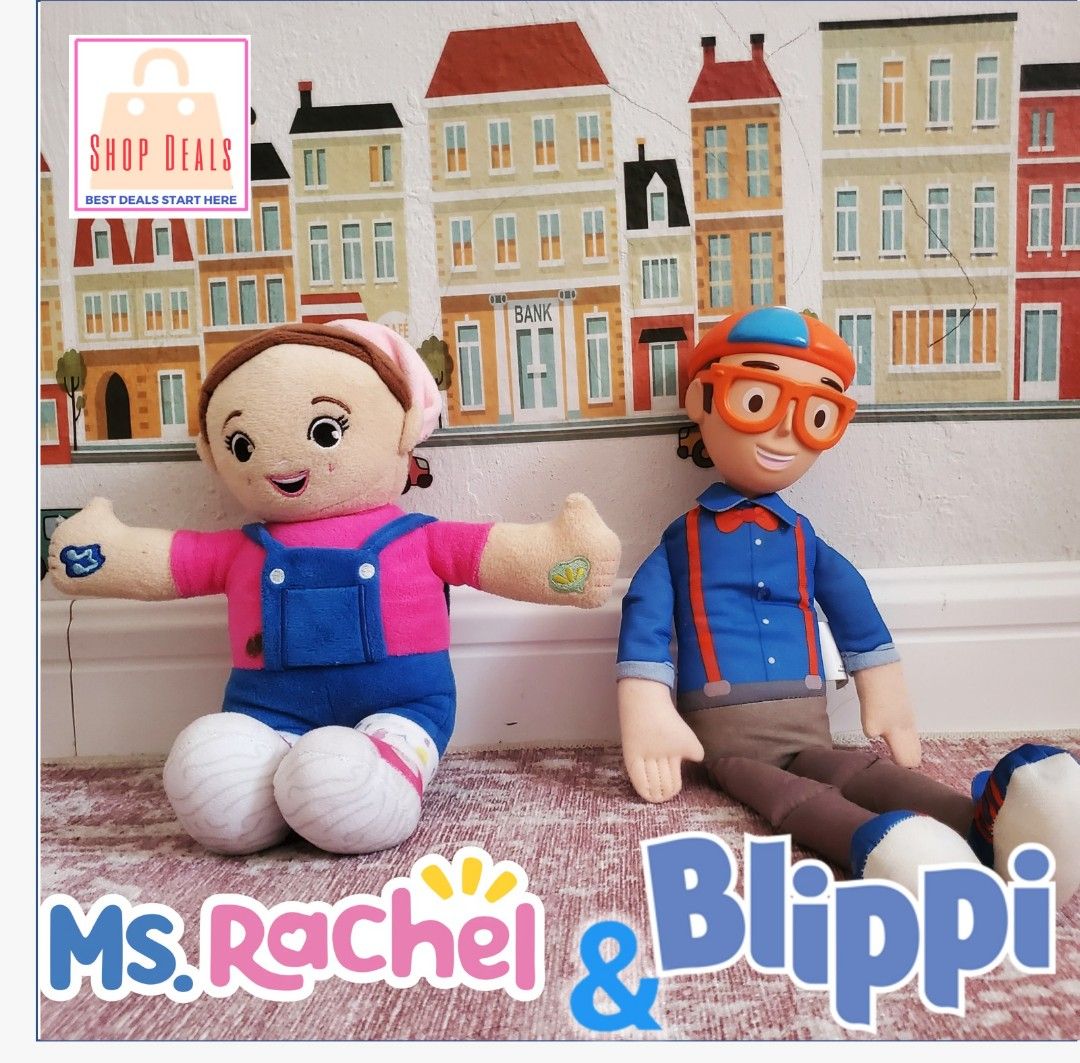 Blippi Ms Rachel Channel Toys Figure Sound Kids Children Baby Education ...