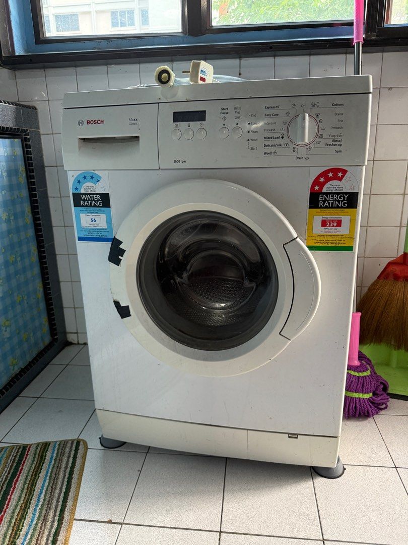 Bosch Maxx Classic Washing Machine - 1000 rpm, TV & Home Appliances ...