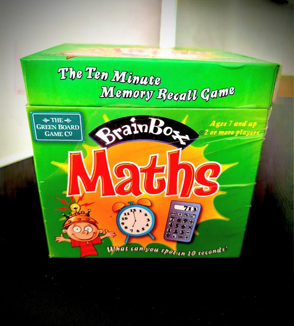 BrainBox Maths Memory Recall Game, Hobbies & Toys, Toys & Games on ...