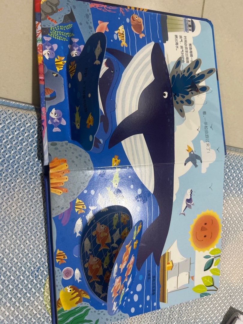 Chinese flip flap Book: The Mysterious Ocean, Hobbies & Toys, Books ...