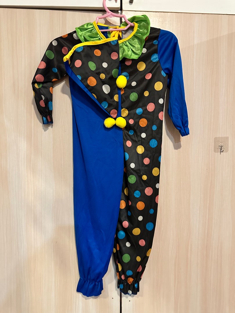 Clown costume for kids 4-8yo, Babies & Kids, Babies & Kids Fashion on ...