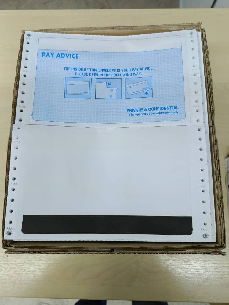 Computer Form | Payslip | Pay Advice | Slip Gaji, Hobbies & Toys, Stationery & Craft, Stationery ...