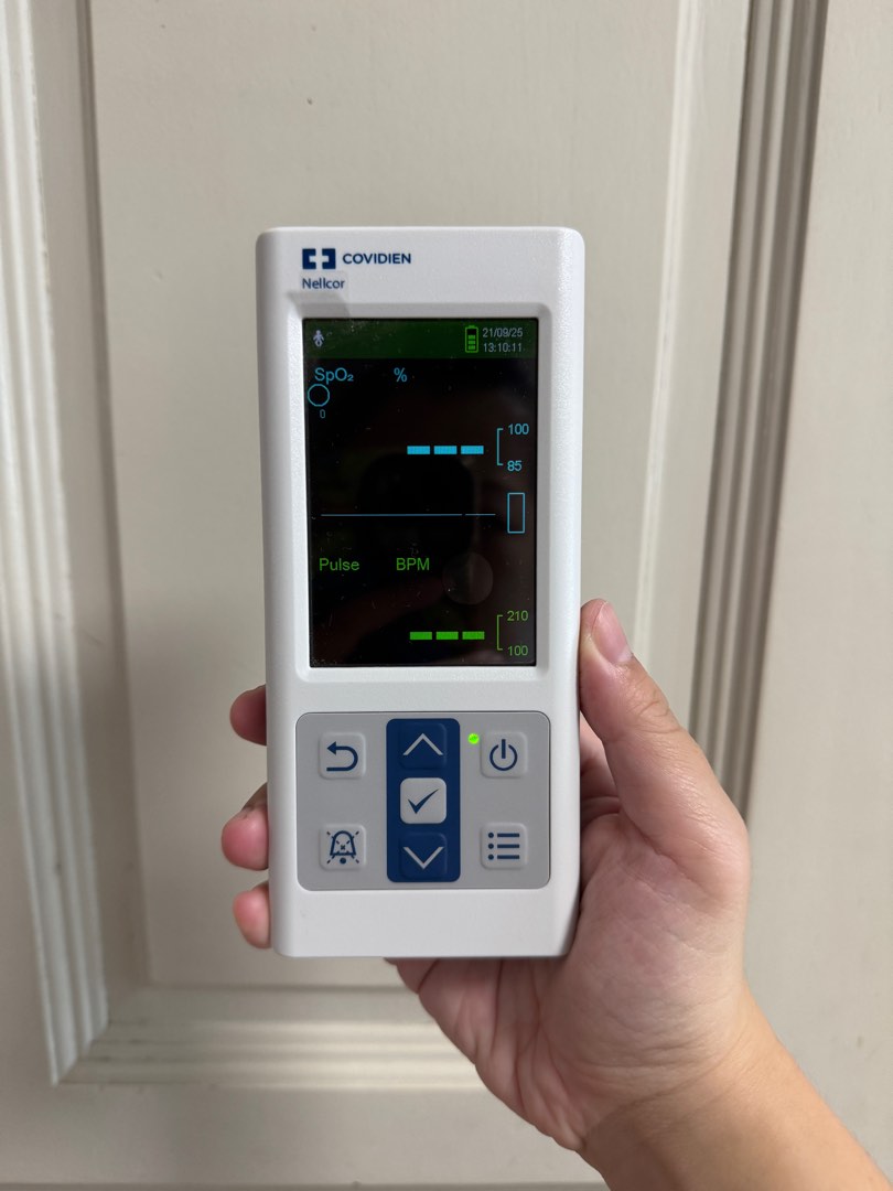 Covidien Nellcor Portable SpO2 Patient Monitor, Health & Nutrition ...
