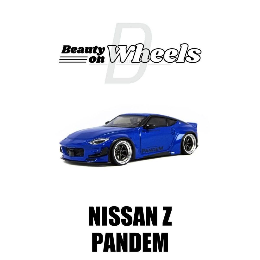 D Model 1/64 Nissan Z Pandem Blue Diecast Model, 興趣及遊戲, 玩具 & 遊戲類 - Carousell