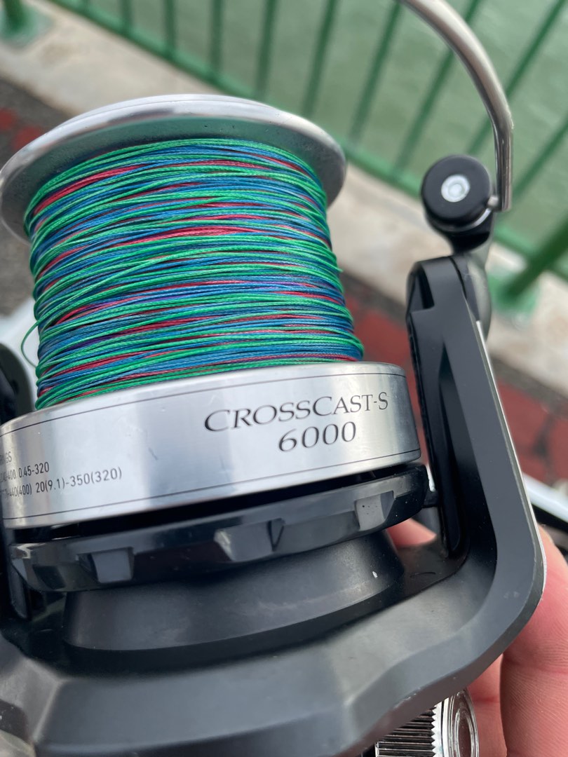 Daiwa Crosscast-S 6000 Fishing Rod and Reel Set, Sports Equipment ...