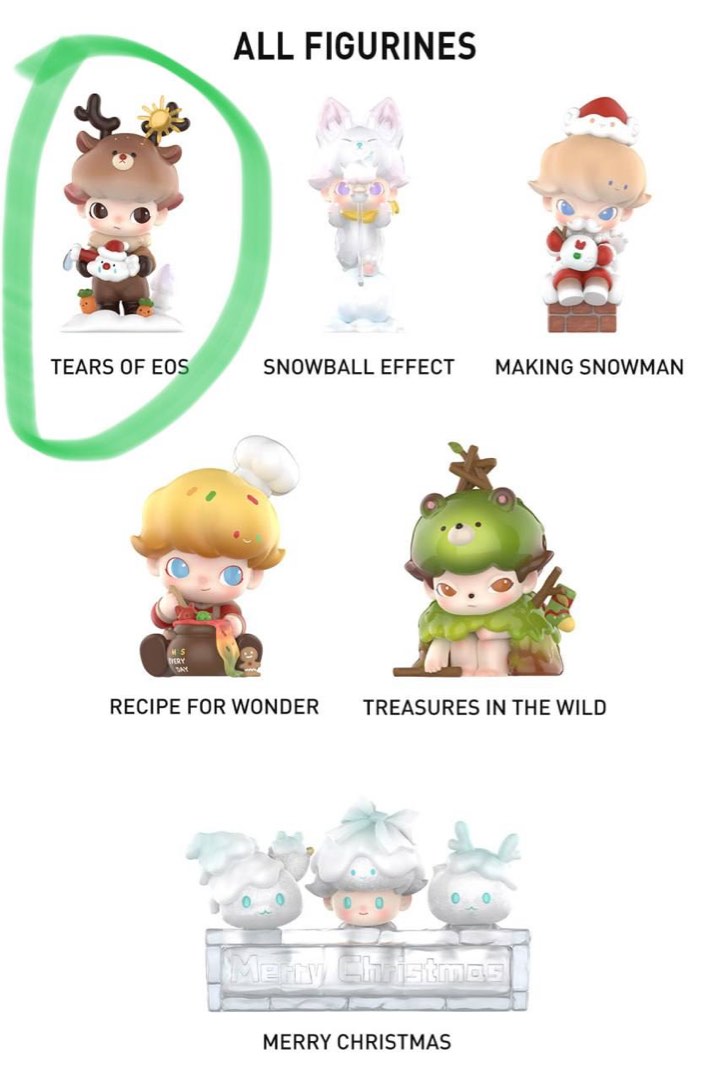 Dimoo: Tears of EOS (letters from snowman), Hobbies & Toys, Toys ...