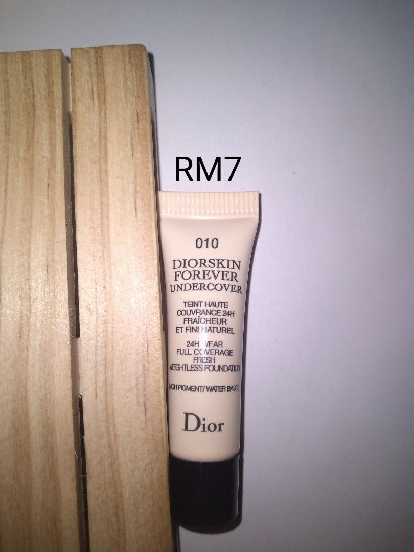 DIOR 3ml diorskin forever undercover 24H wear full coverage fresh weightless foundation water ...