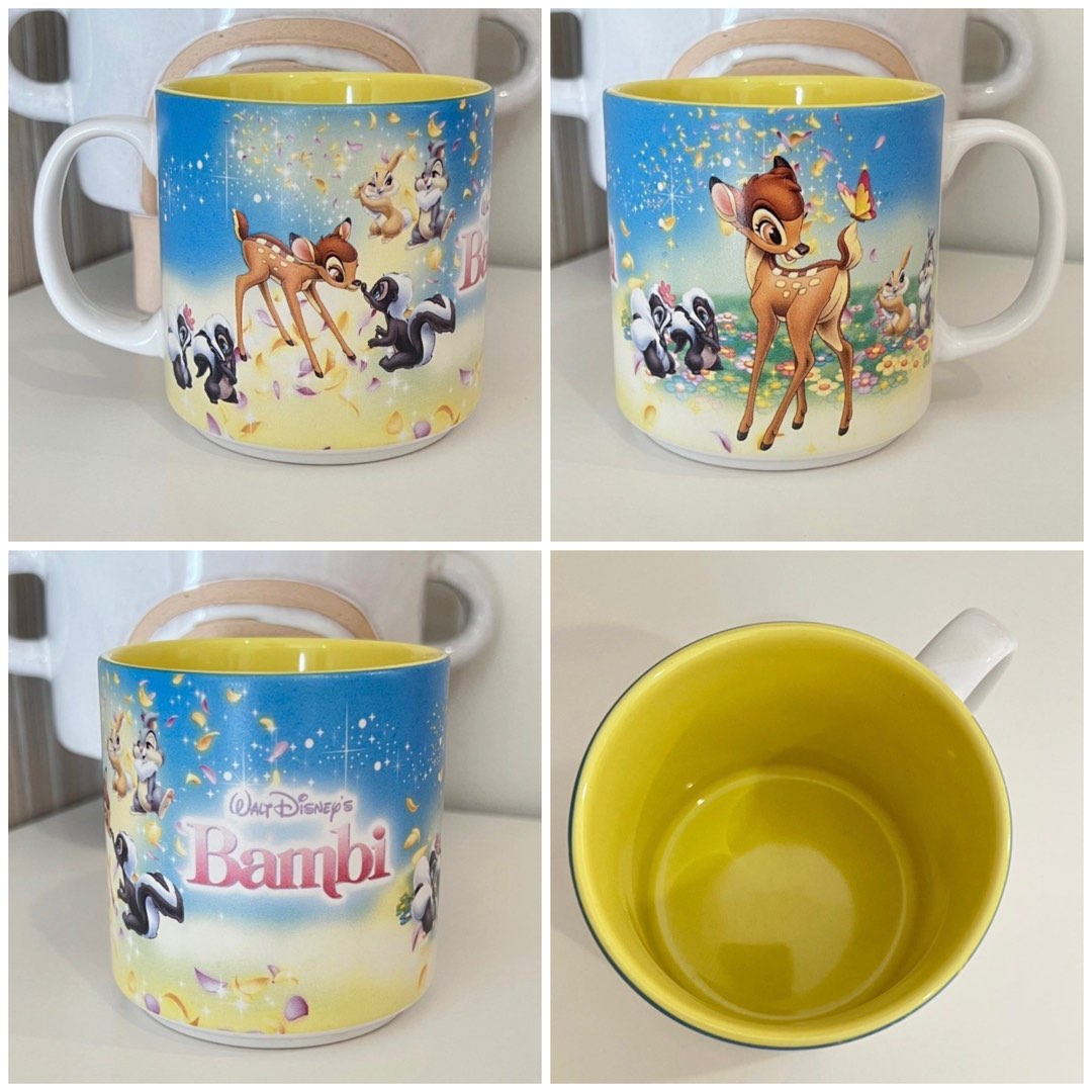 Disney Store Bambi Miss Bunny Ceramic Mug, Furniture & Home Living ...