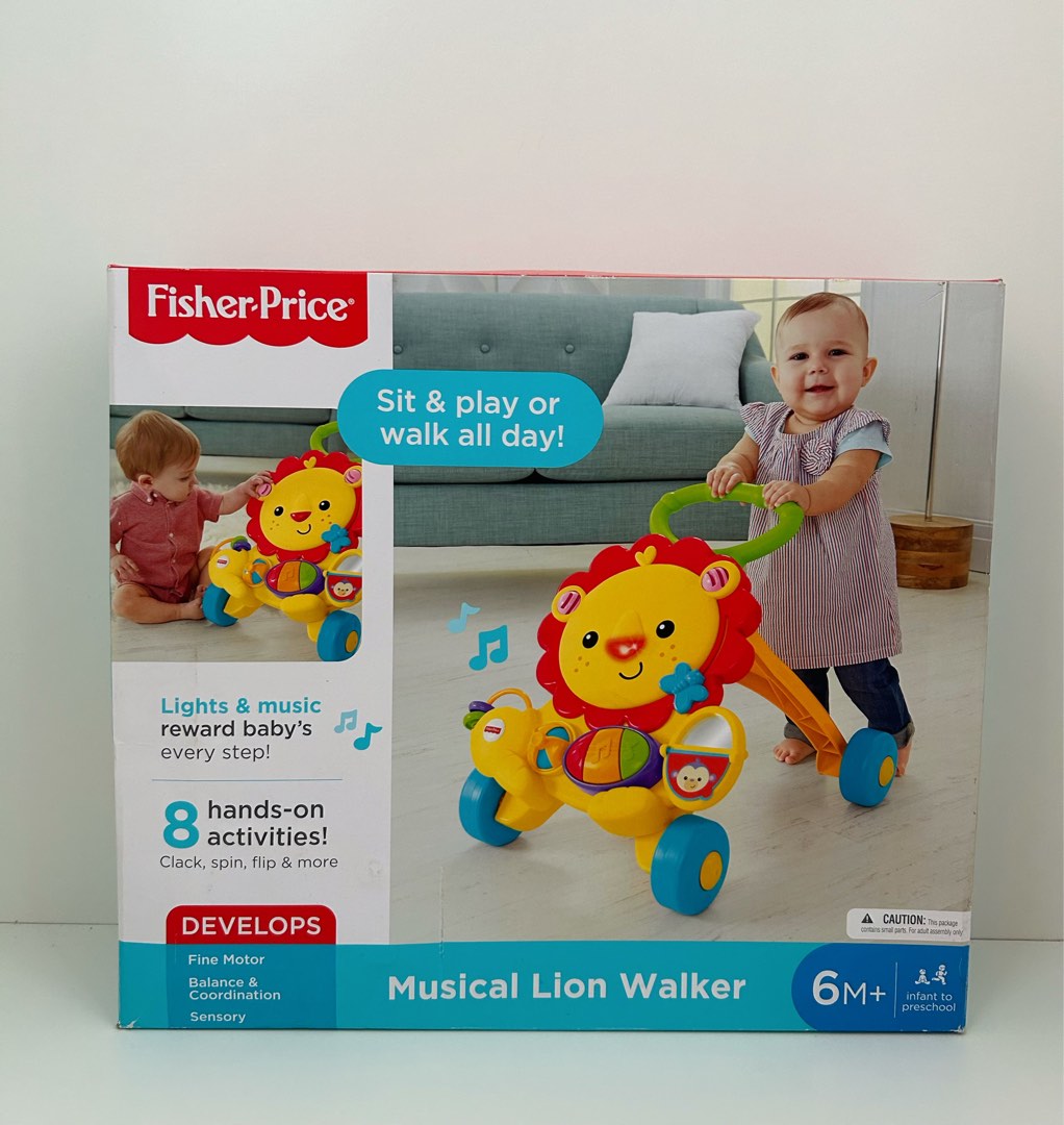 Fisher Price Musical Lion Walker, Babies & Kids, Infant Playtime on ...