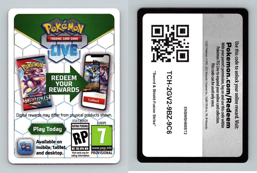 Free Pokemon Code Cards, Hobbies & Toys, Toys & Games on Carousell