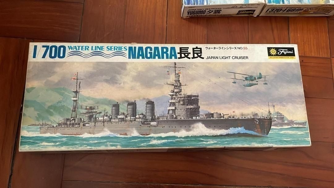 Fujimi 1/700 Water Line Series Japan Light Cruiser Nagara model 長良 輕巡洋艦 ...