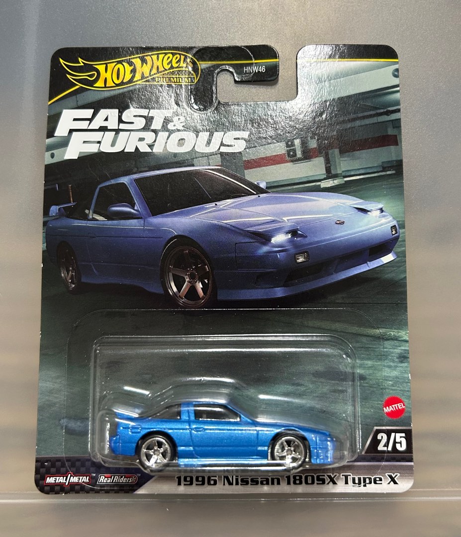 Hot Wheels Premium Fast and Furious Nissan 180SX Type X, Hobbies & Toys ...