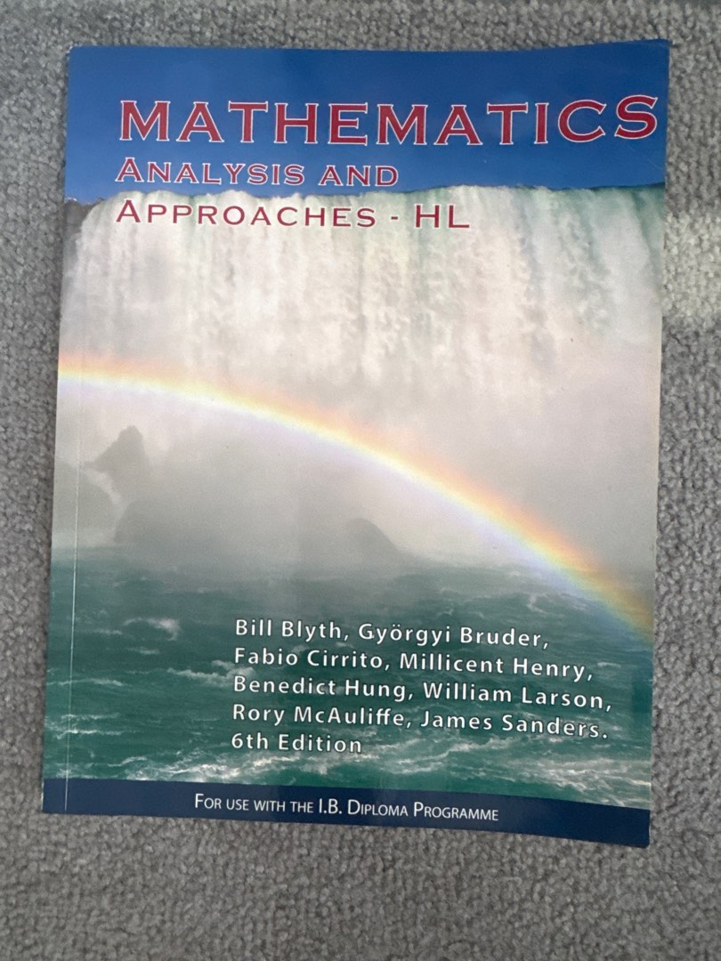 IB Mathematics Analysis and Approaches HL 6th Edition, Hobbies & Toys ...