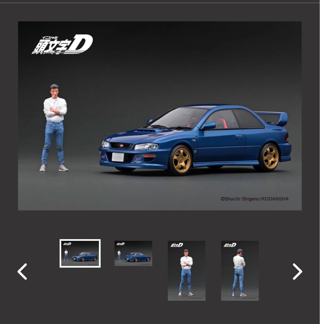 IG3538 INITIAL D SUBARU Impreza WRX type R STi Version V (GC8) Blue ...