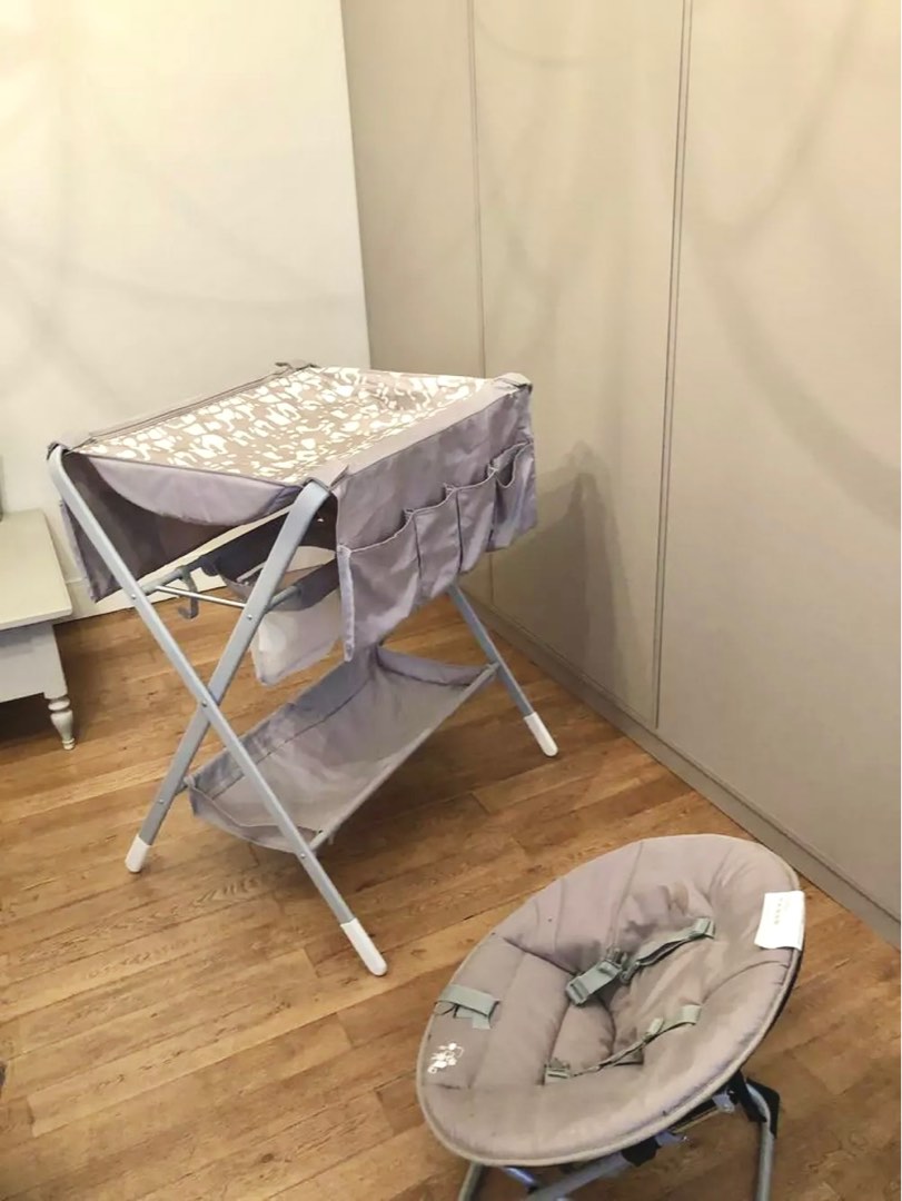 IKEA foldable changing table, Babies & Kids, Bathing & Changing ...