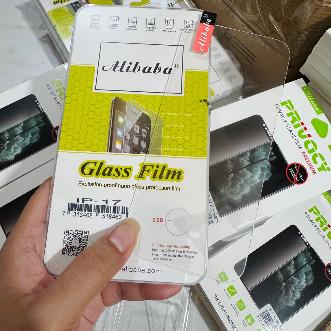 IPhone 17 Glass Film Clear Tempered Glass, Mobile Phones & Gadgets ...