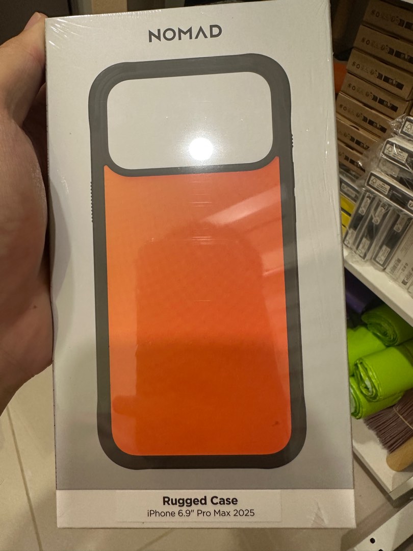 iPhone 17 Pro Max - NOMAD Rugged Case with Magnetic Charge (Ultra Orange), Mobile Phones ...