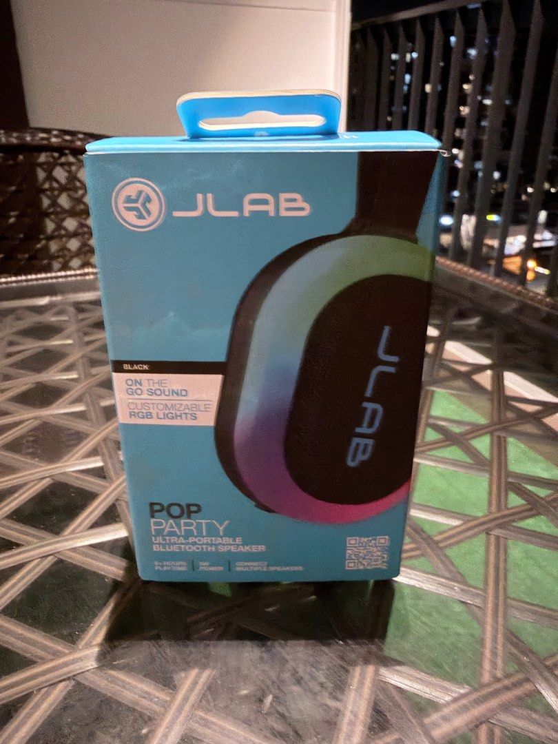 JLab Pop Party Ultra-Portable Bluetooth Speaker, Audio, Soundbars ...