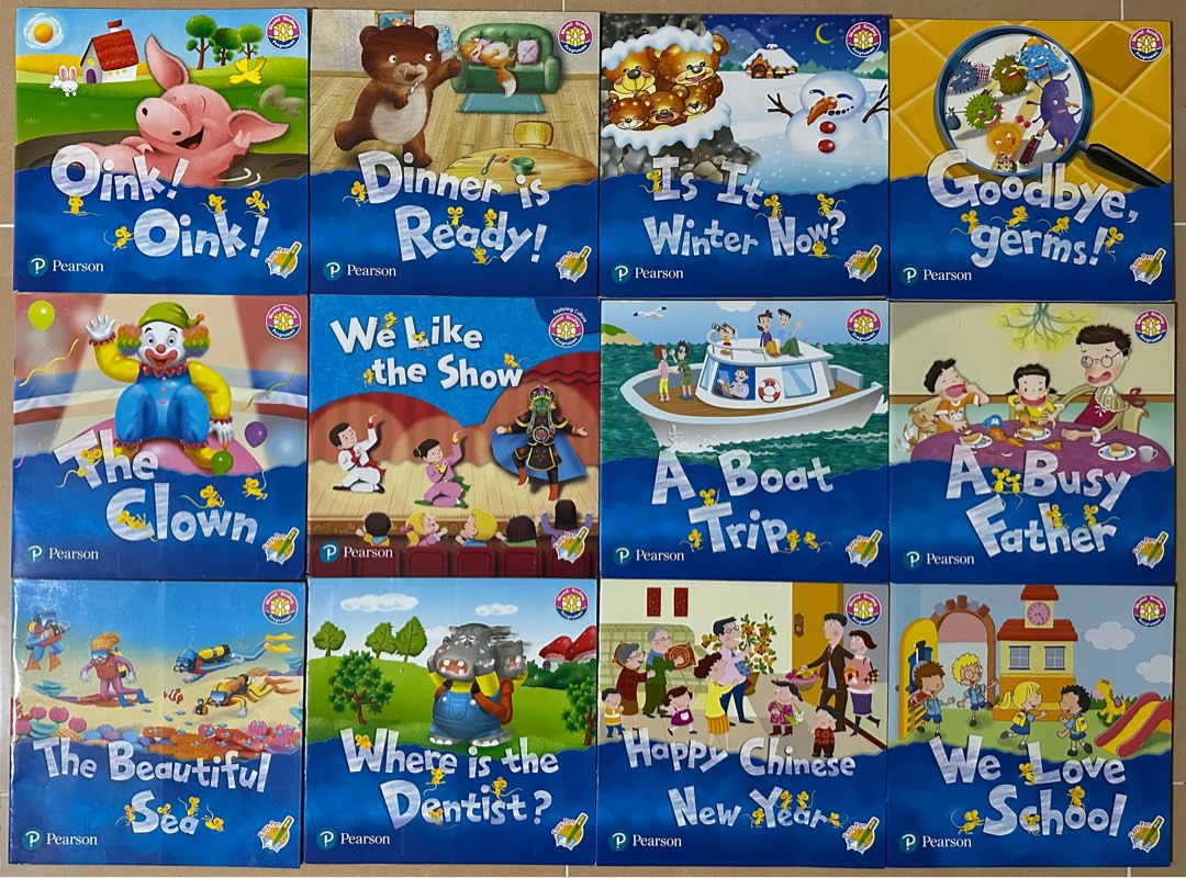 K3 Pearson The Shared Reading Programme 兒童英文故事書 (12 本), 興趣及遊戲, 書本 & 文具 ...