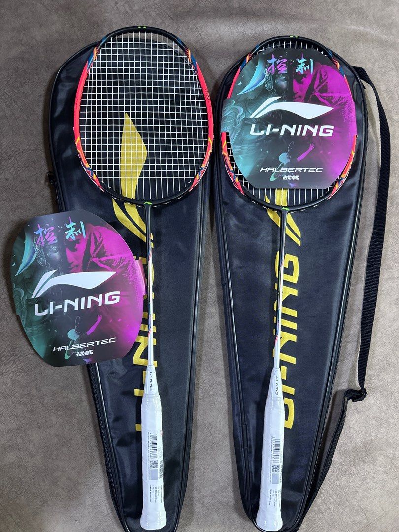 Li-Ning Halbertec Motor Badminton Rackets, Sports Equipment, Sports ...