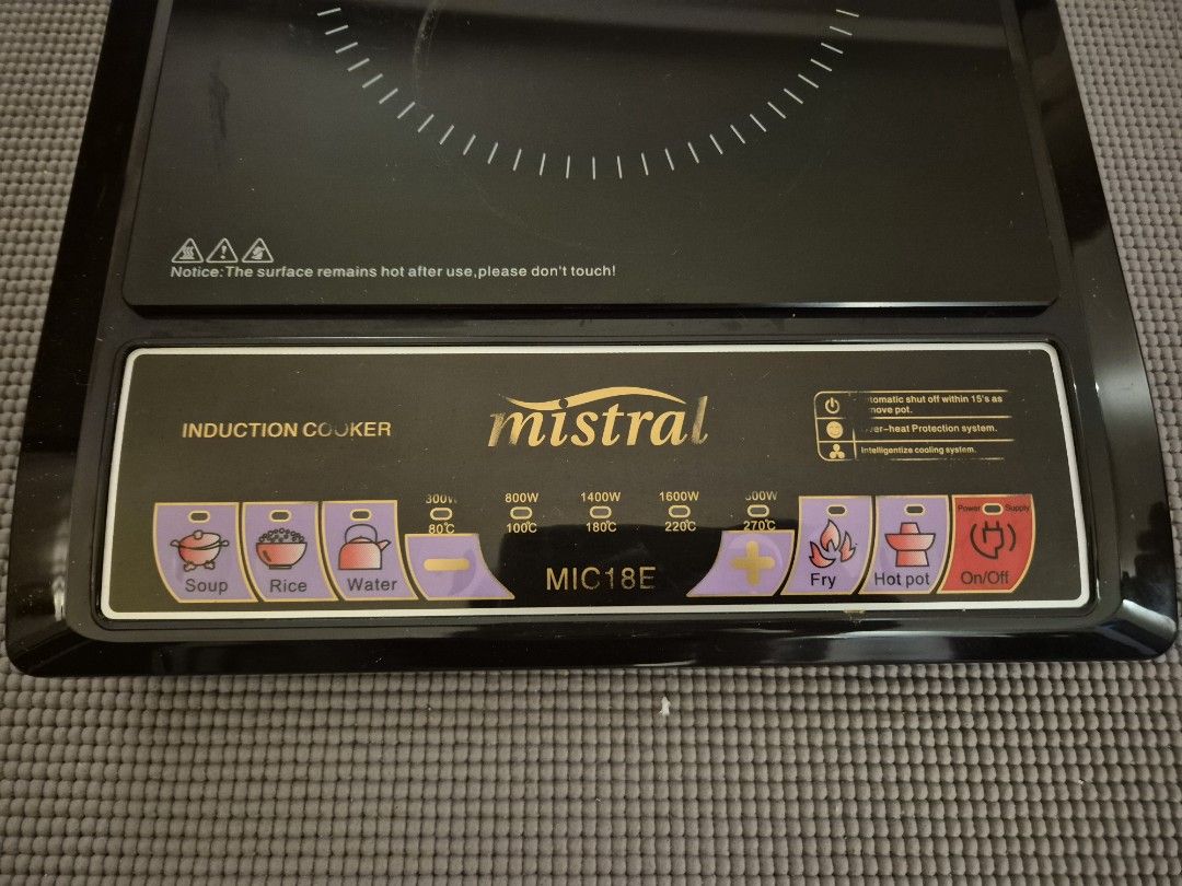 Mistral induction cooker, TV & Home Appliances, Kitchen Appliances ...