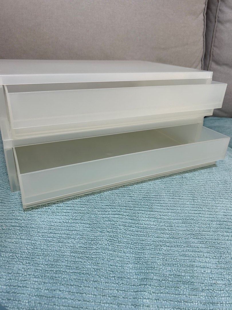 Muji 2-Tier Storage Drawers, Furniture & Home Living, Home Improvement ...