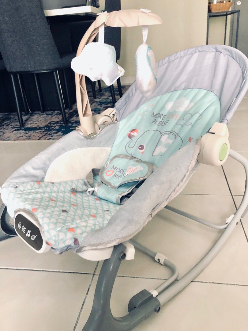 NADIA SMART BOUNCER ROCKER BY SWEET CHERRY, Babies & Kids, Baby Nursery ...