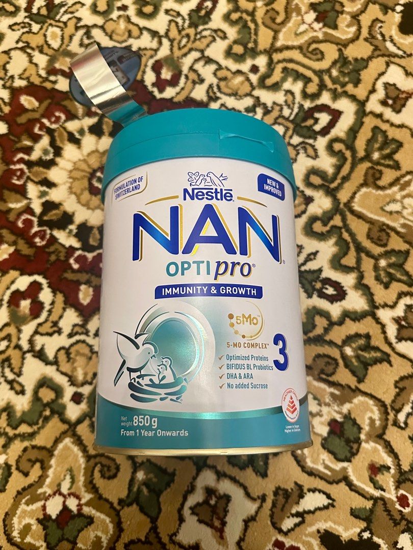 Nestle NAN Optipro 3 Baby Formula 850g, Babies & Kids, Nursing ...