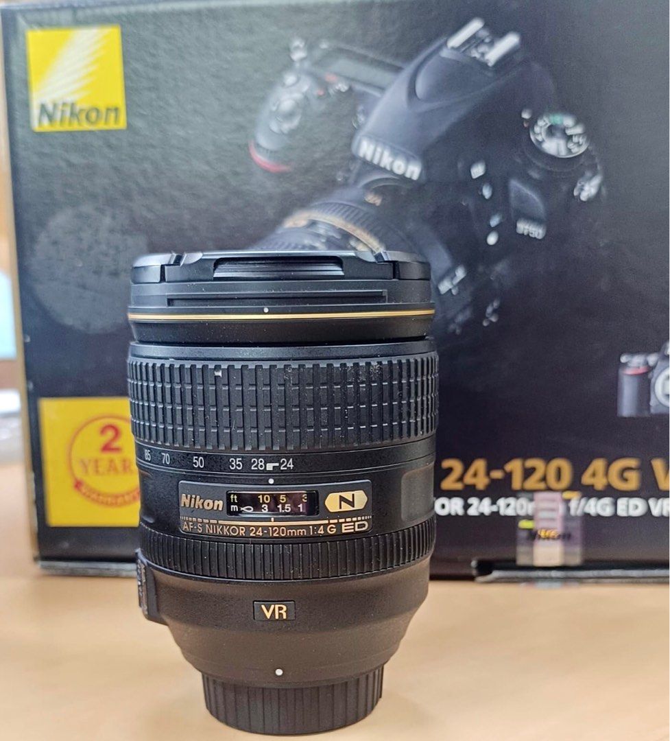 Nikon D750 c/w Nikon 24-120mm F4 Lens Box Set, Photography, Cameras on ...