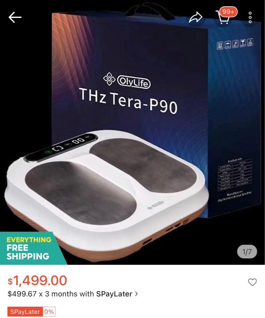 Olylife THz Tera-P90 Therapy Device - New, Health & Nutrition, Massage ...