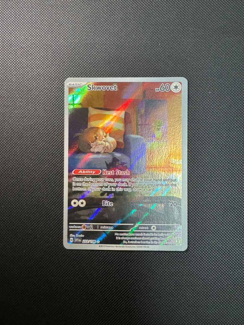 Pokemon Card Skwovet IR [Eng], Hobbies & Toys, Toys & Games on Carousell