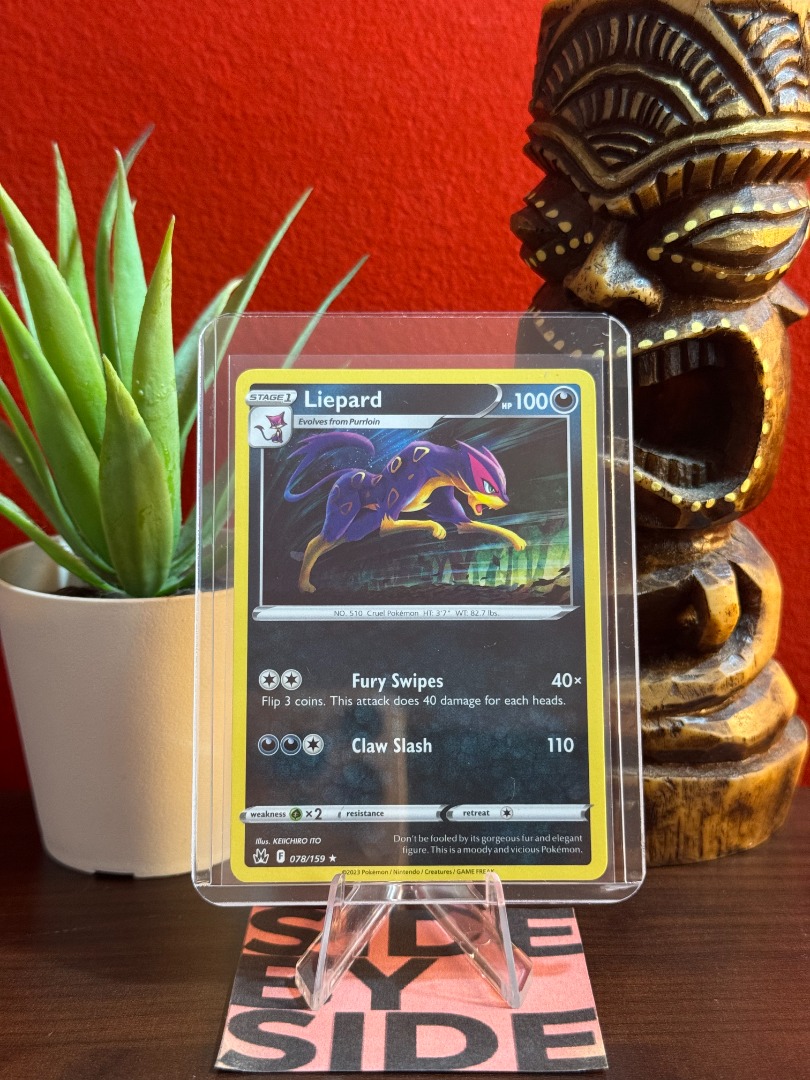 Pokemon TCG Card - Liepard (Crown Zenith, #078/159, Rare), Hobbies ...
