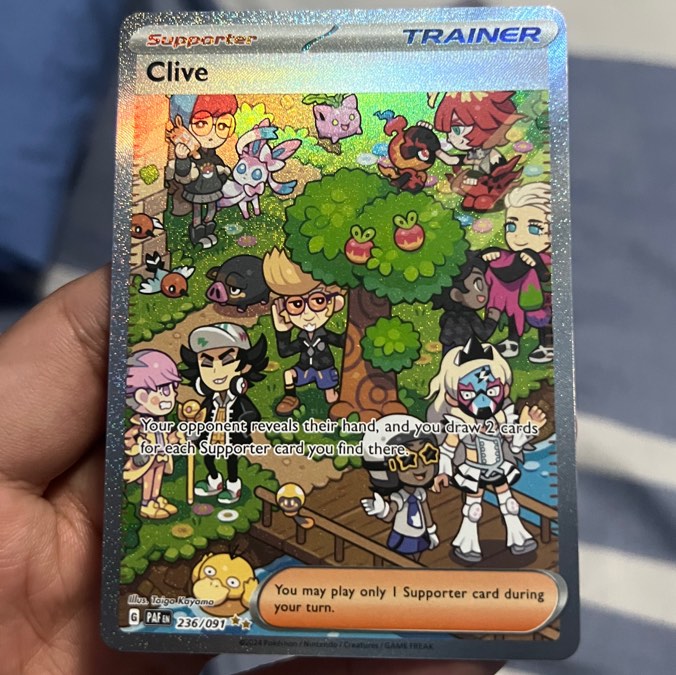 Pokemon TCG Clive Trainer Card 236/091, Hobbies & Toys, Toys & Games on ...