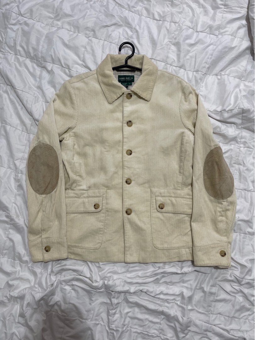 RALPH LAUREN Suede Elbow Patch Jacket, Men's Fashion, Coats, Jackets ...