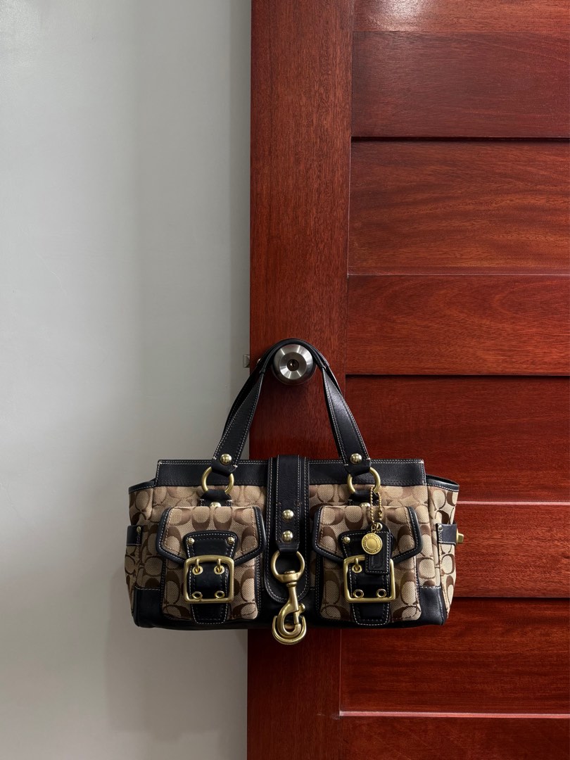 SOLD Rare Coach 65th Anniversary Legacy Mandy Satchel, Luxury, Bags ...