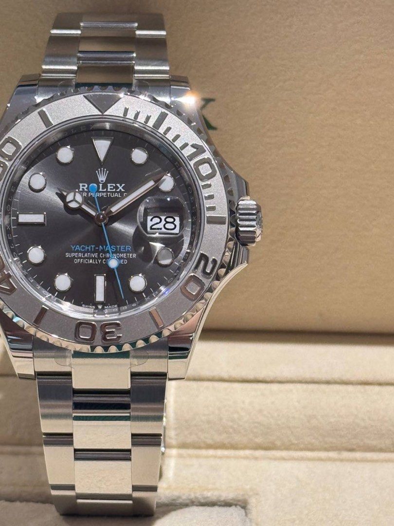 Rolex Yacht-Master 40mm Platinum Bezel 126622 Rhodium Dial 2024, Luxury ...