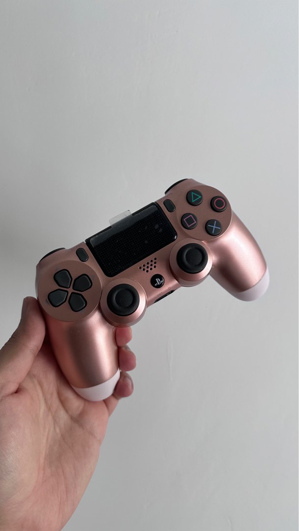 Rose Gold Sony DualShock 4 Wireless Controller, Video Gaming, Gaming ...