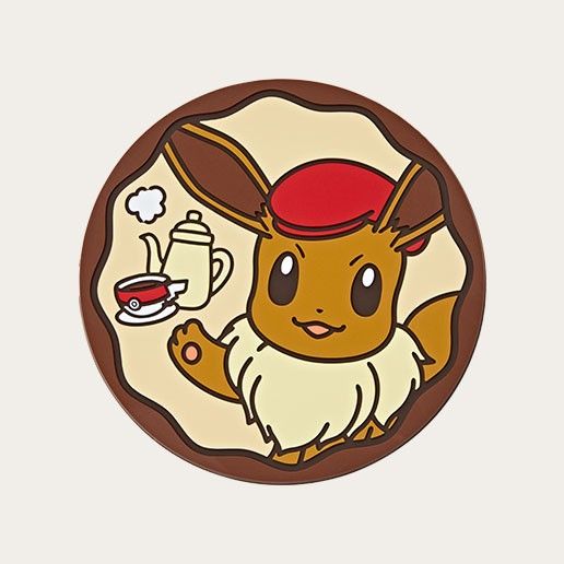 Rubber coaster Pokémon Cafe Eevee, Furniture & Home Living, Kitchenware ...